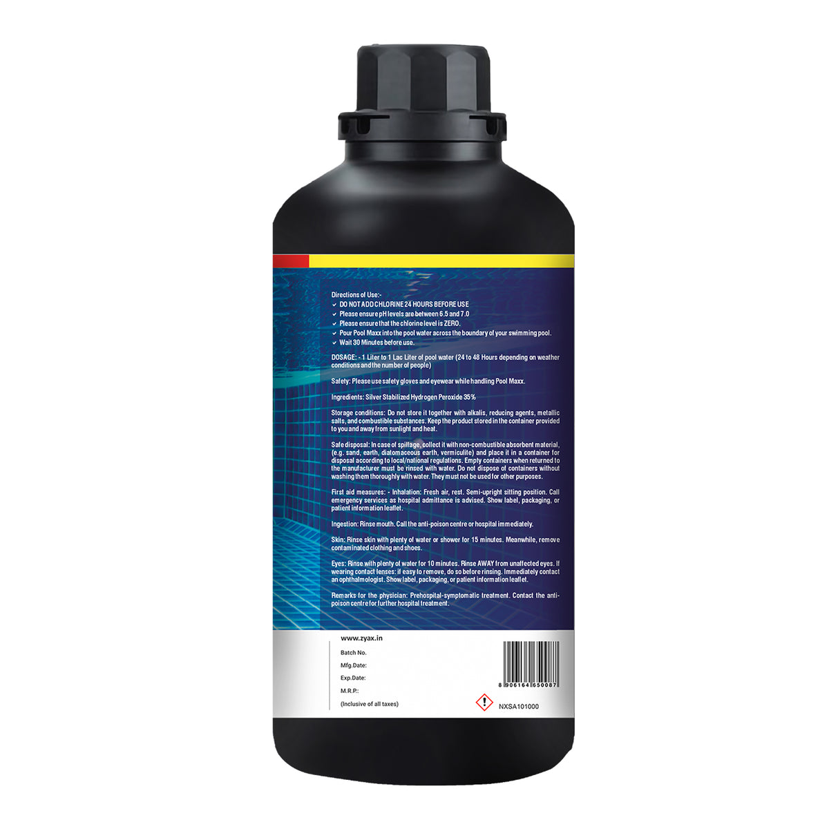 Buy Zyax Pool Maxx | Pool Disinfectant and Sanitizer | Zyax Chem